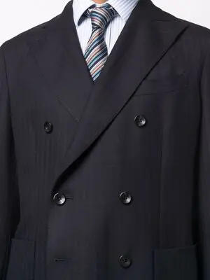 Boglioli Double-breasted Pinstripe Blazer