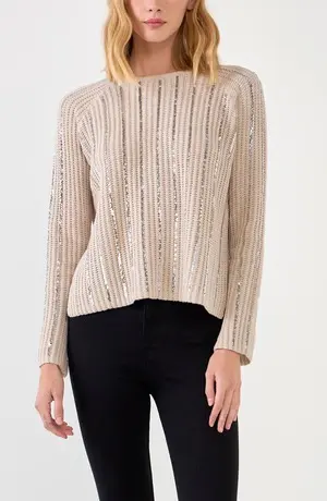 Endless Rose Sequin Detail Knit Sweater