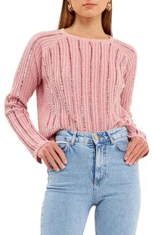 Endless Rose Sequined Knitwear For Women