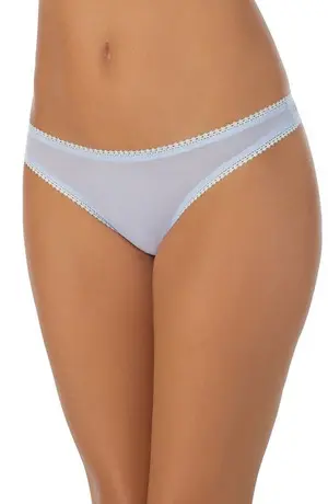 ON GOSSAMER Hip-g Mesh Thong Baby Lavender