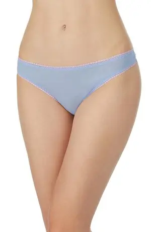 ON GOSSAMER Hip-g Mesh Thong Hydrangea