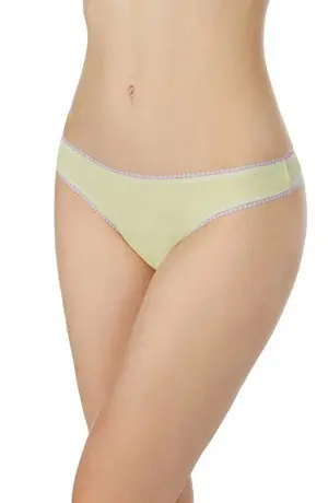 ON GOSSAMER Hip-g Mesh Thong Kiwi