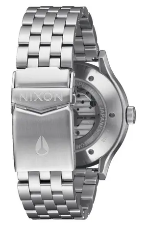 Nixon Spectra Automatic Bracelet Watch - White/silver