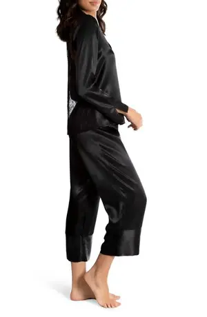 IN BLOOM BY JONQUIL Charlize Lace Back Crop Pajamas