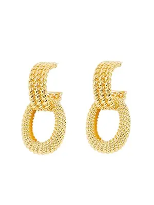 OMA THE LABEL The Sannhet Link Drop Earrings - Gold