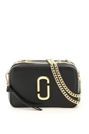 Marc Jacobs MARC JACOBS THE SNAPSHOT CAMERA BAG WITH CHAIN - Black