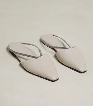 Brunello Cucinelli Monili-embellished Slippers