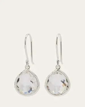 Ippolita Sterling Teardrop Earrings - Clear Quartz