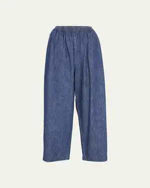 Eskandar Denim Japanese Trousers