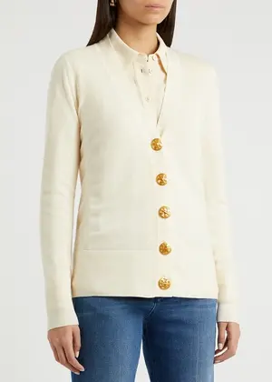 Tory Burch Simone Merino Wool Cardigan