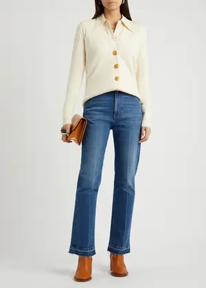 Tory Burch Simone Merino Wool Cardigan