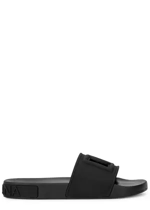Dolce & Gabbana Cut-out Logo Rubber Sliders