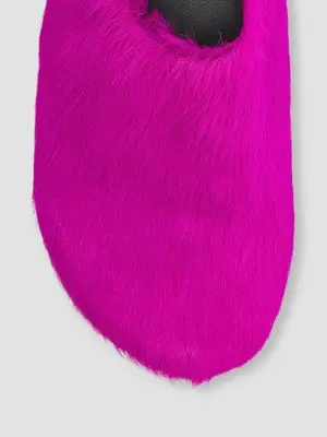 Marni Fussbett Sabot Mules - Fuchsia