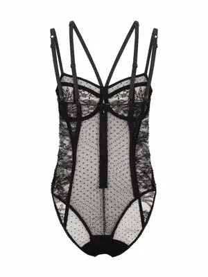 Dolce & Gabbana Lace Balconette Bodysuit