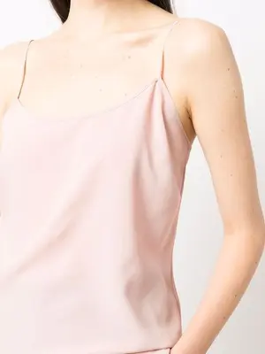Alberta Ferretti Stretch-silk Camisole