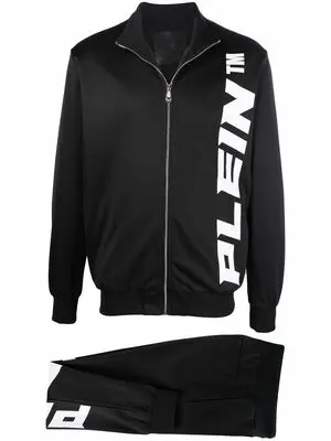 Philipp Plein Logo-print Tracksuit Set - Black