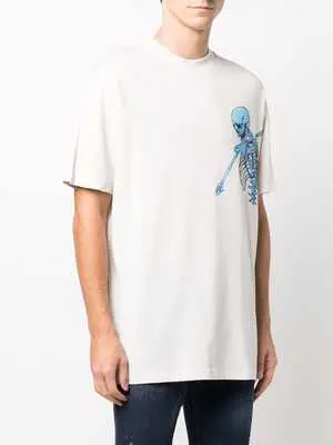 Philipp Plein Logo Crew-neck T-shirt - Neutrals