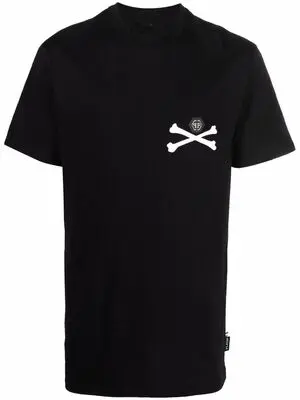 Philipp Plein Skeleton Print T-shirt - Black