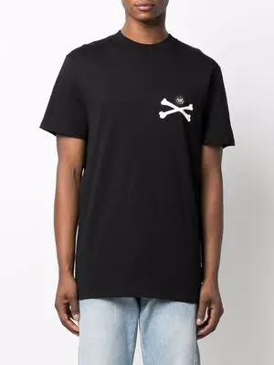 Philipp Plein Skeleton Print T-shirt - Black