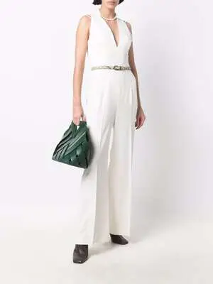 Alberta Ferretti Sleeveless Halterneck Jumpsuit