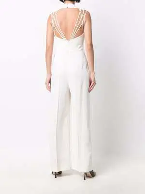 Alberta Ferretti Sleeveless Halterneck Jumpsuit