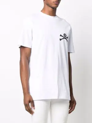 Philipp Plein Skeleton Print T-shirt - White