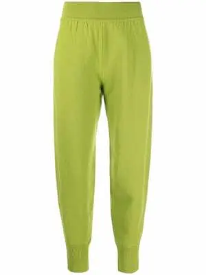 Alberta Ferretti Ribbed-detailing Knitted Joggers