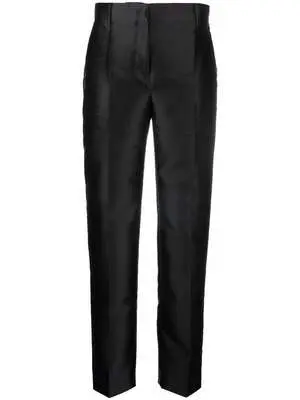 Alberta Ferretti High-waisted Tailored Trousers - Black