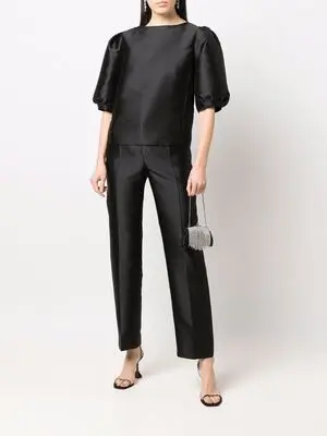 Alberta Ferretti High-waisted Tailored Trousers