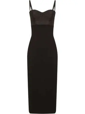 Dolce & Gabbana Cut-out Bustier Midi-dress