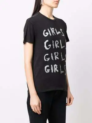 R13 Slogan-print Short-sleeved T-shirt