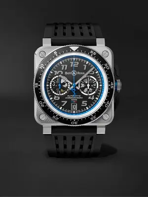 BELL & ROSS Alpine F1 Team Br 03-94 Limited Edition Automatic Chronograph 42mm Watch - Black