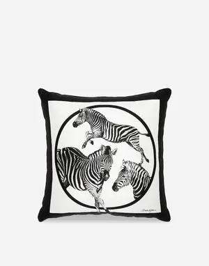 Dolce & Gabbana Silk Twill Cushion Medium - Multicolor