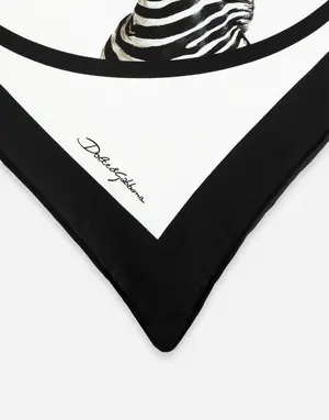 Dolce & Gabbana Silk Twill Cushion Medium - Multicolor