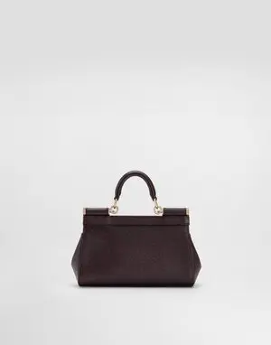 Dolce & Gabbana Mini Sicily Handbag - Bordeaux