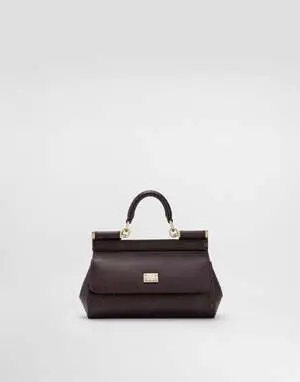 Dolce & Gabbana Mini Sicily Handbag - Bordeaux