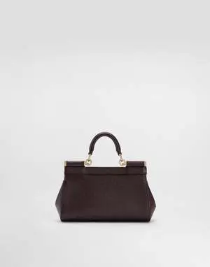 Dolce & Gabbana Mini Sicily Handbag - Bordeaux