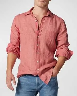 Rodd & Gunn Men & Apos;s Coromandel Long-sleeve Woven Shirt Capri