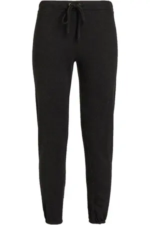 ENZA COSTA ENZA COSTA Cropped Tencel, Silk And Cashmere-Blend French Terry Track Pants