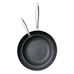 PHANTOM CHEF 8" / 11" Hard Anodized Ceramic Pan Combo Set In Black Ceramic - Black Ceramic