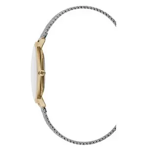 Bcbgmaxazria Classic Three Hand Gold Dial Watch