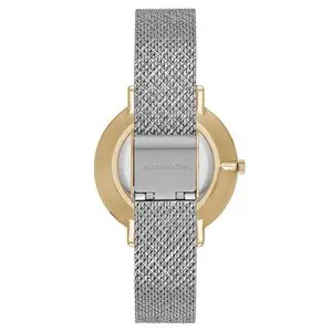 Bcbgmaxazria Classic Three Hand Gold Dial Watch