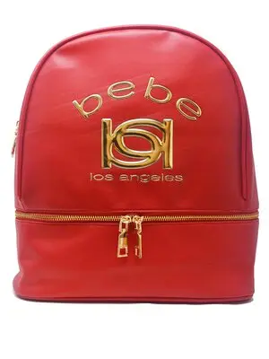 Bebe Kayla Backpack In Sand - Ruby Red