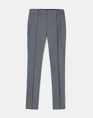 Lafayette 148 New York Acclaimed Stretch Gramercy Pant - Shale
