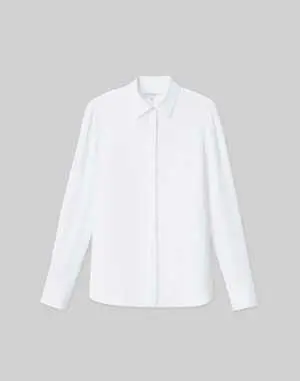 Lafayette 148 New York Curved Hem Blouses