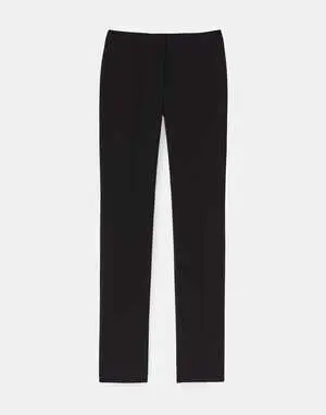 High Waisted Straight Leg Trousers