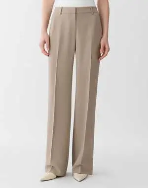 Women's Crepe Straight Pants