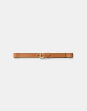 Lafayette 148 New York Nappa Leather Belt - Copper