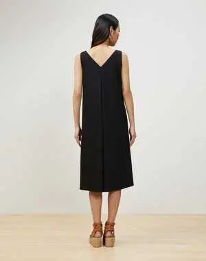 Lafayette 148 New York Plus-Size Hartley Dress In Aria Linen In Black - 40%  Off | Editorialist