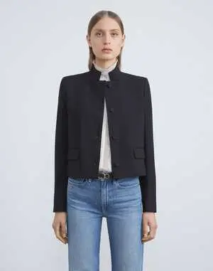 Lafayette 148 New York Lex Jacket In Italian Double Face Wool